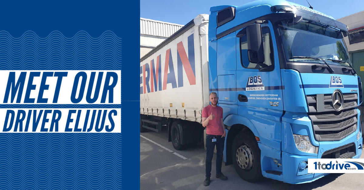 Meet our driver Elijus which is working in one of our clients company ...